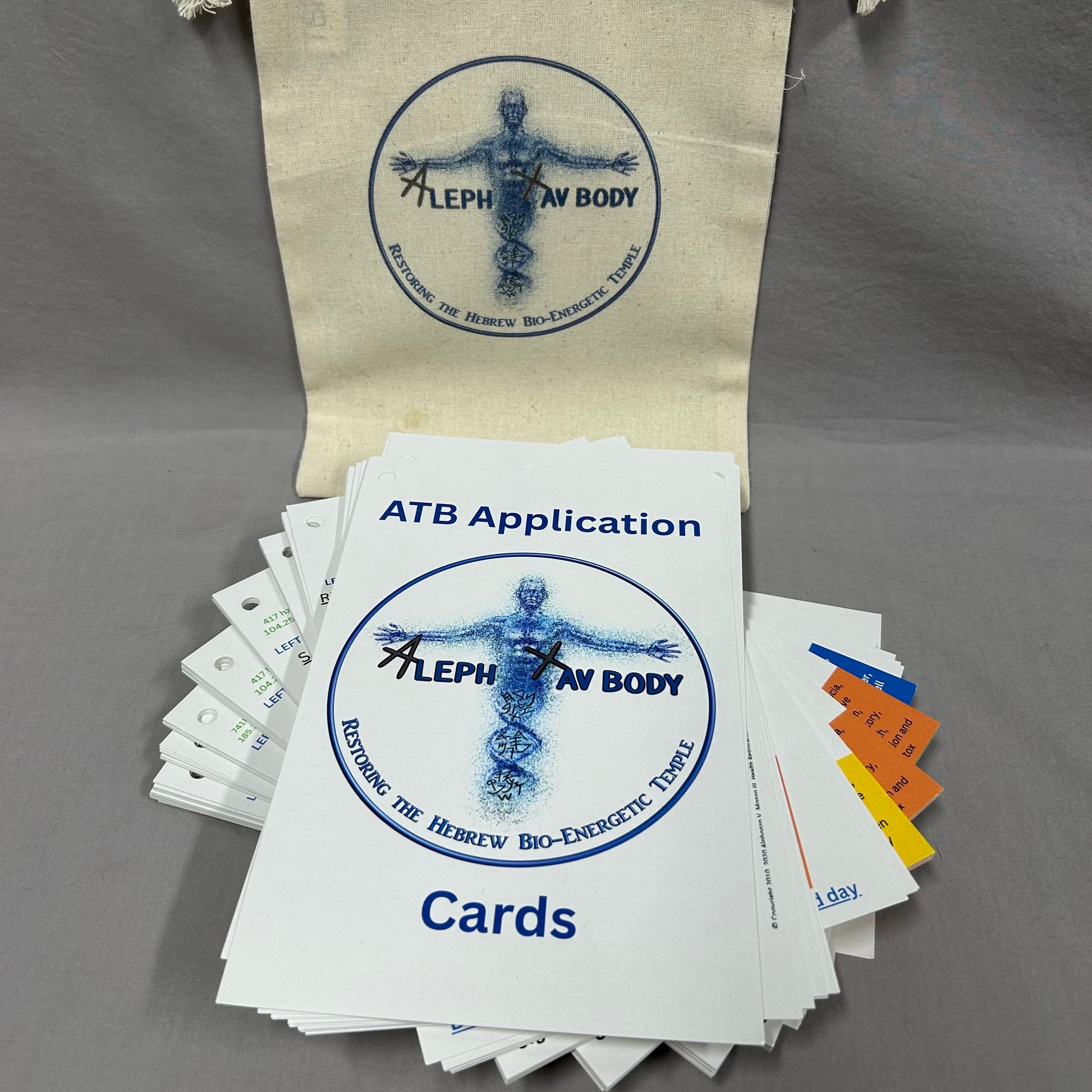 Aleph Tav Body: Application Cards – Health Restoration Technologies, LLC
